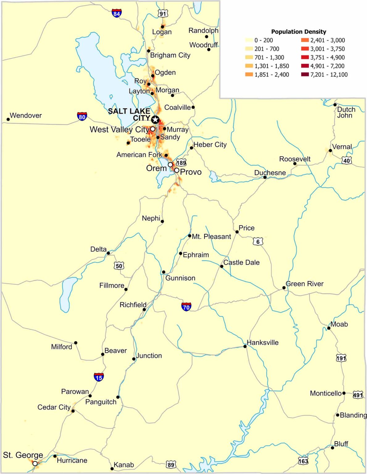 Map of Logan, Utah - US Maps
