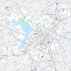 Map of Waco, Texas - US Maps