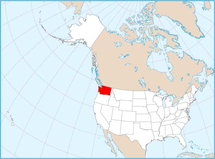 Map of Washington State - US Maps