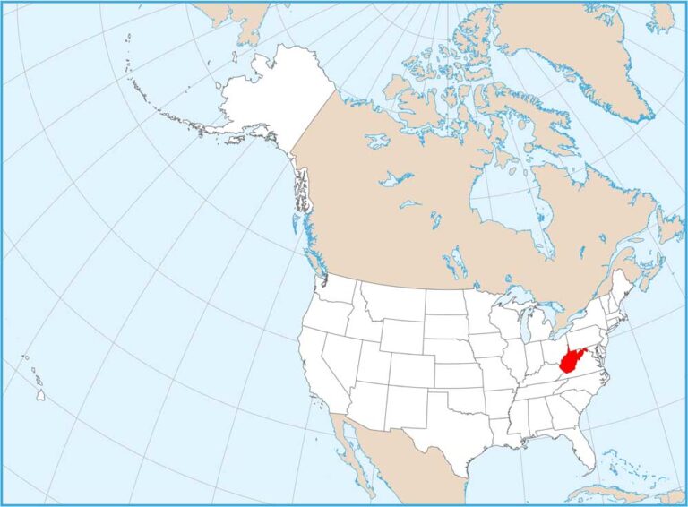 Map of West Virginia - US Maps
