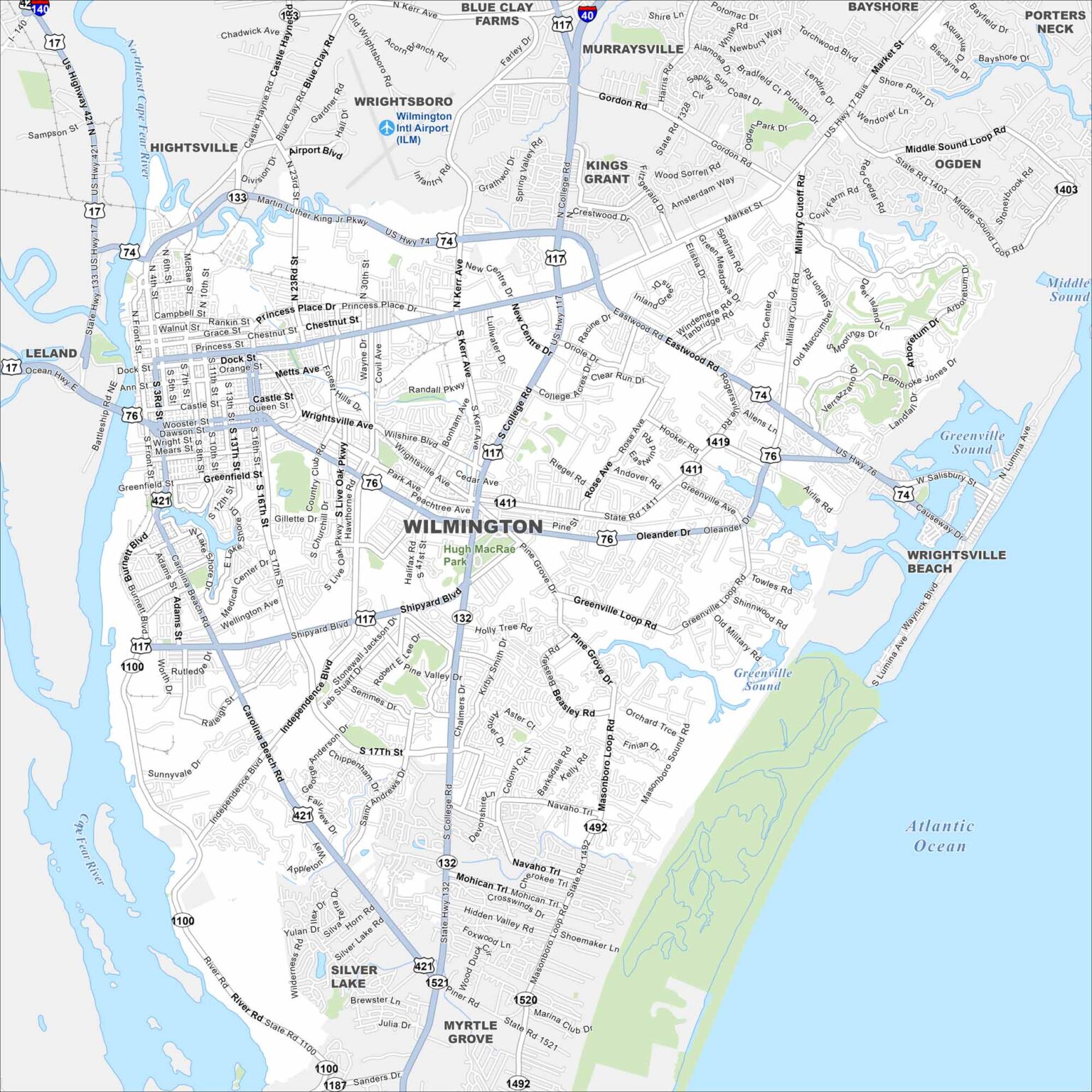Map of North Carolina - US Maps