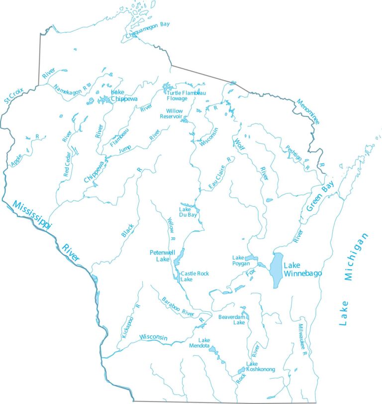 Wisconsin Zip Code Map - US Maps